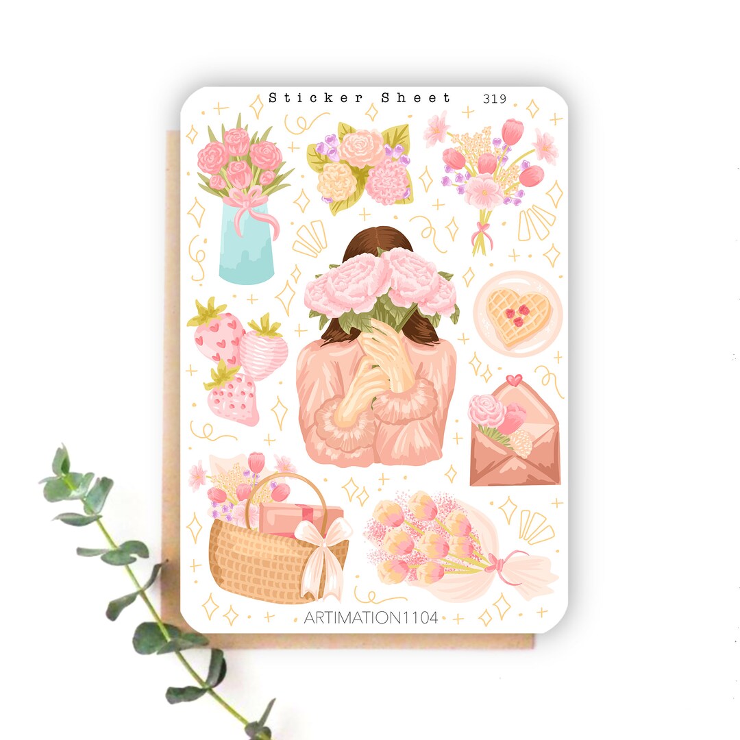 Sticker Sheet "mothers Day“ 319 | Bullet Journal, Scrapbook , Planner ...