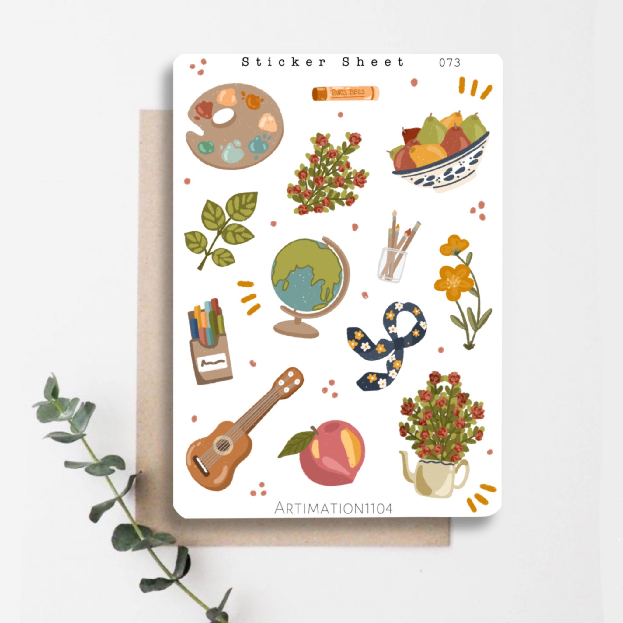 Aesthetics Bundle 5 Sticker Sticker Sheets Bullet Journal | Etsy