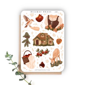 Fairytale Sticker Sheet Bundle of 6 | Bullet Journal, Scrapbook ...