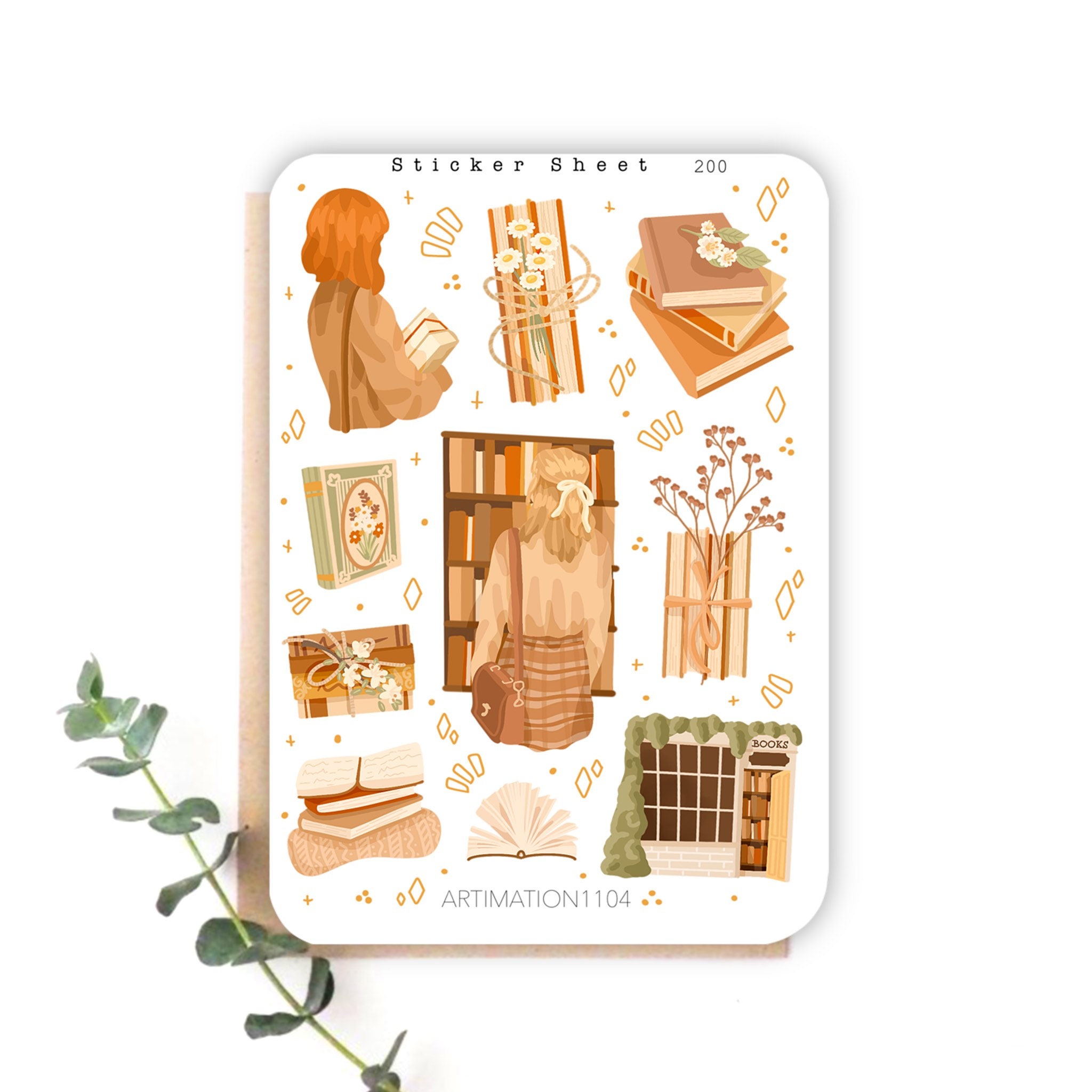 Calm Beige Bundle of 5 Sticker Sheets Bullet Journal - Etsy