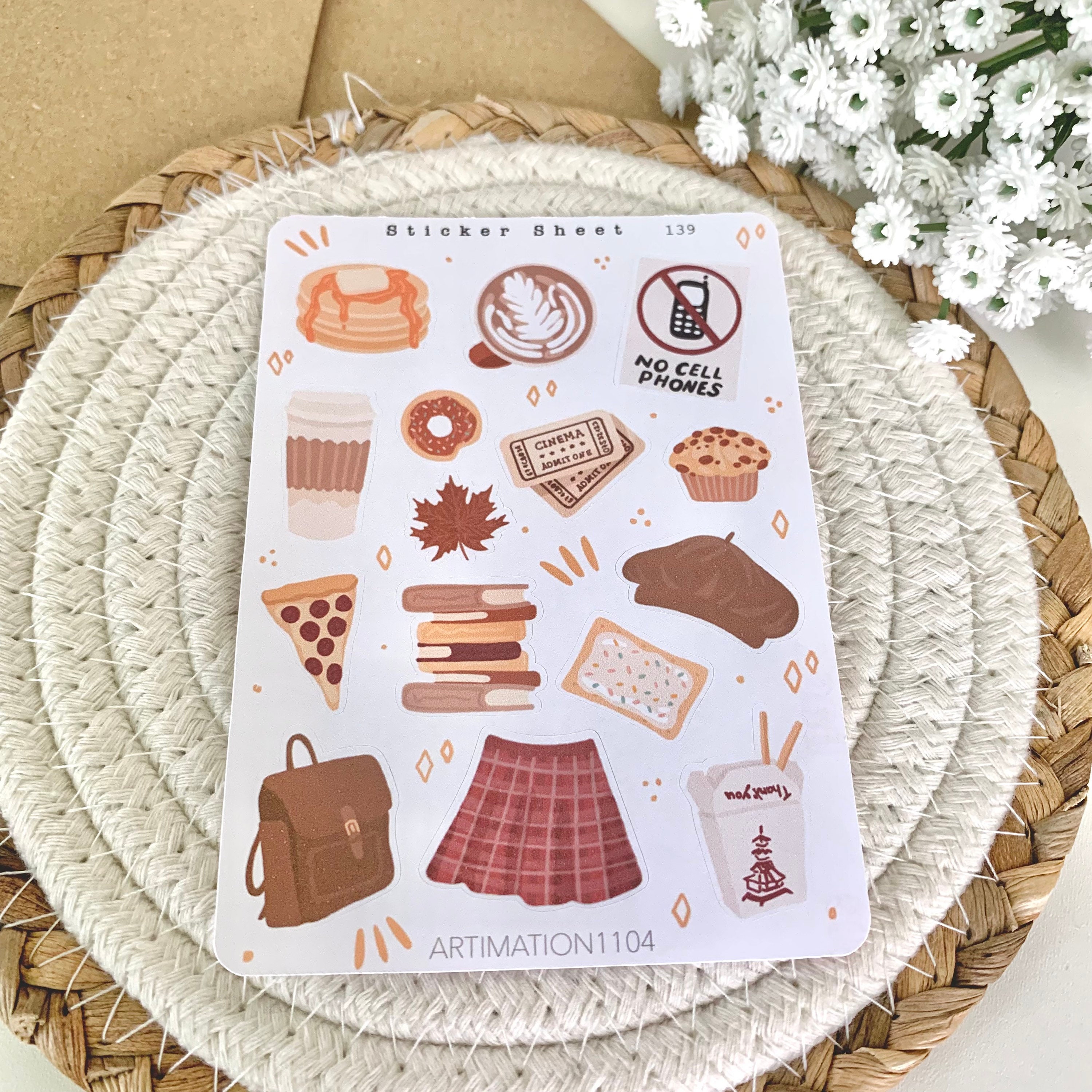 15 Pcs Sticker Sheet rory & Lorelai 139 Bullet - Etsy