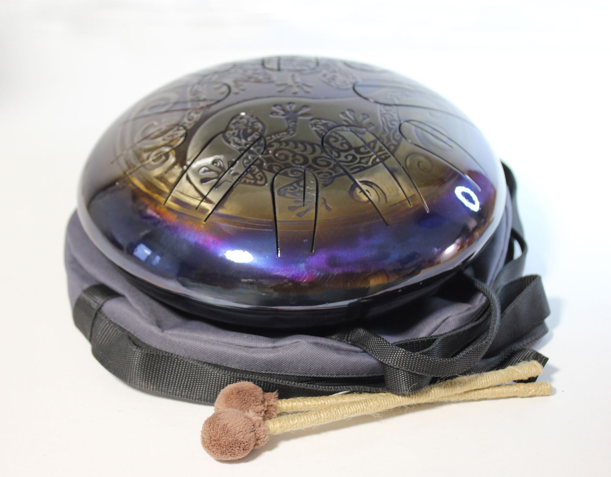 12 DVUTONE Steel Tongue Drum LIZARDS duotone or | Etsy