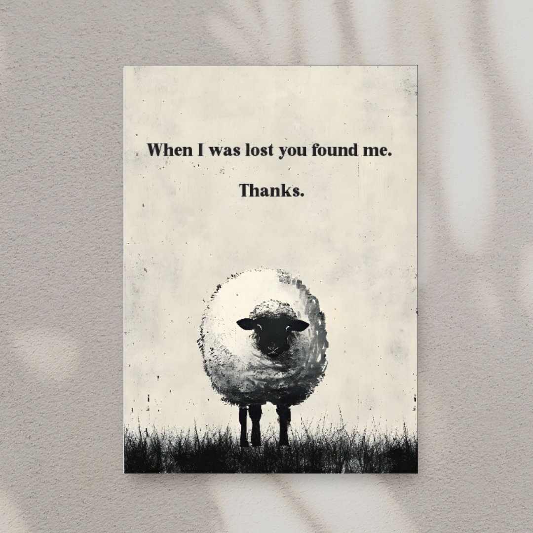 JW CARD - LOST Sheep, Prodigal Son, Return to the Flock, Elder, Support ...