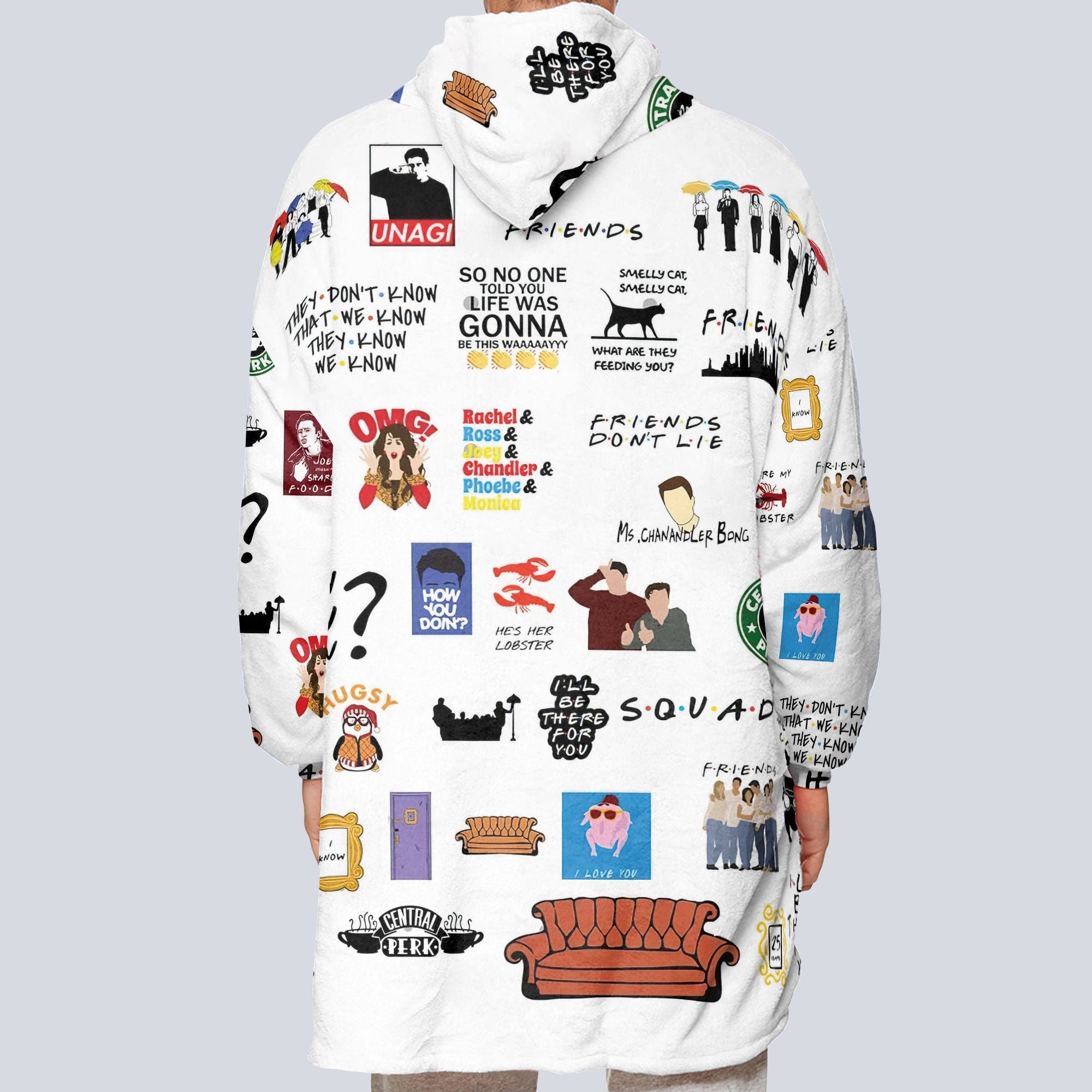 Friends TV Show Blanket Hoodie sold by Ignas Sakalauskas | SKU 94537378 ...