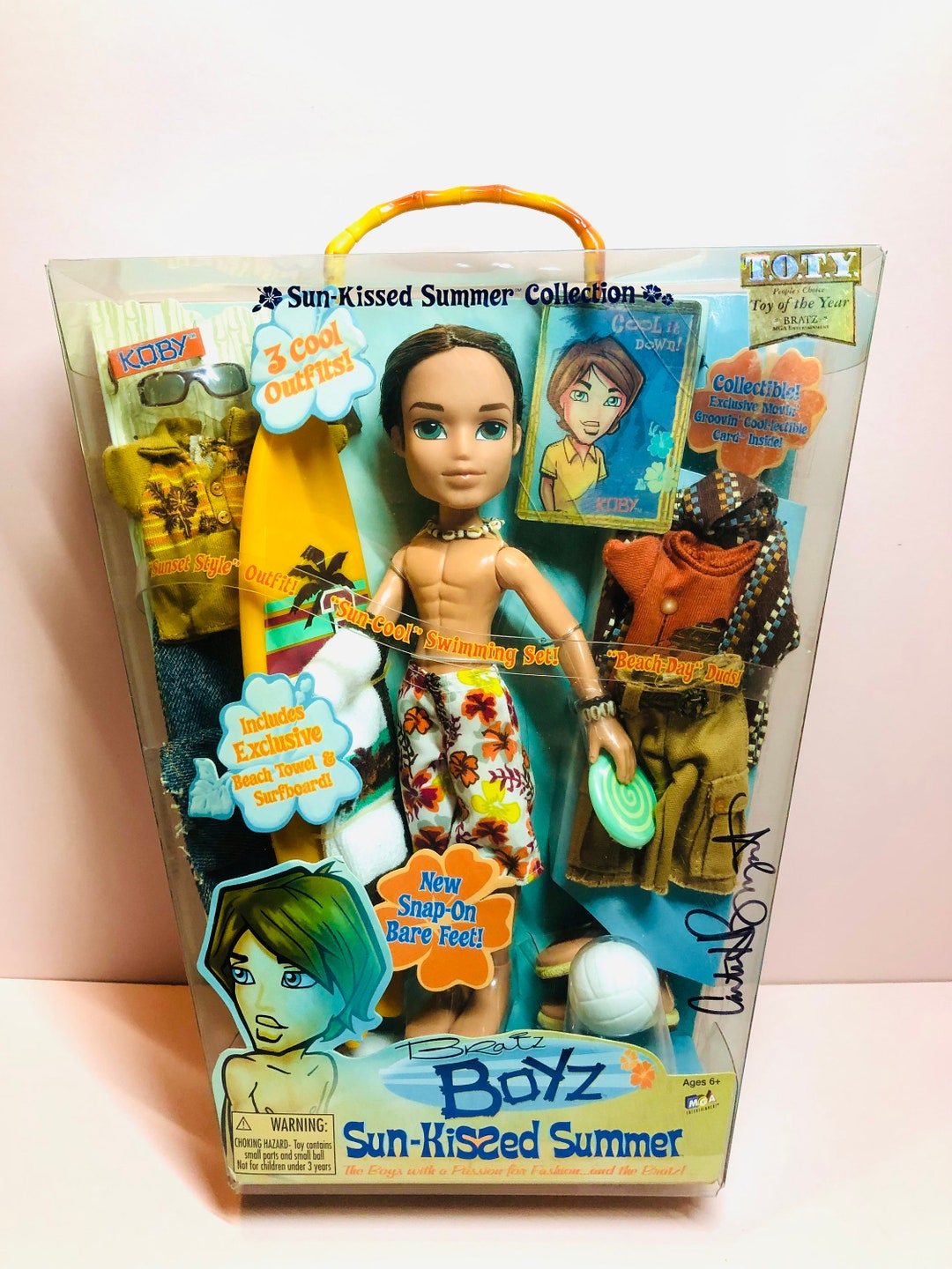 Bratz Boyz Sunkissed Summer Koby! Original 2004 Edition. Autographed by ...