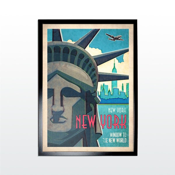 Vintage Style Poster - Etsy