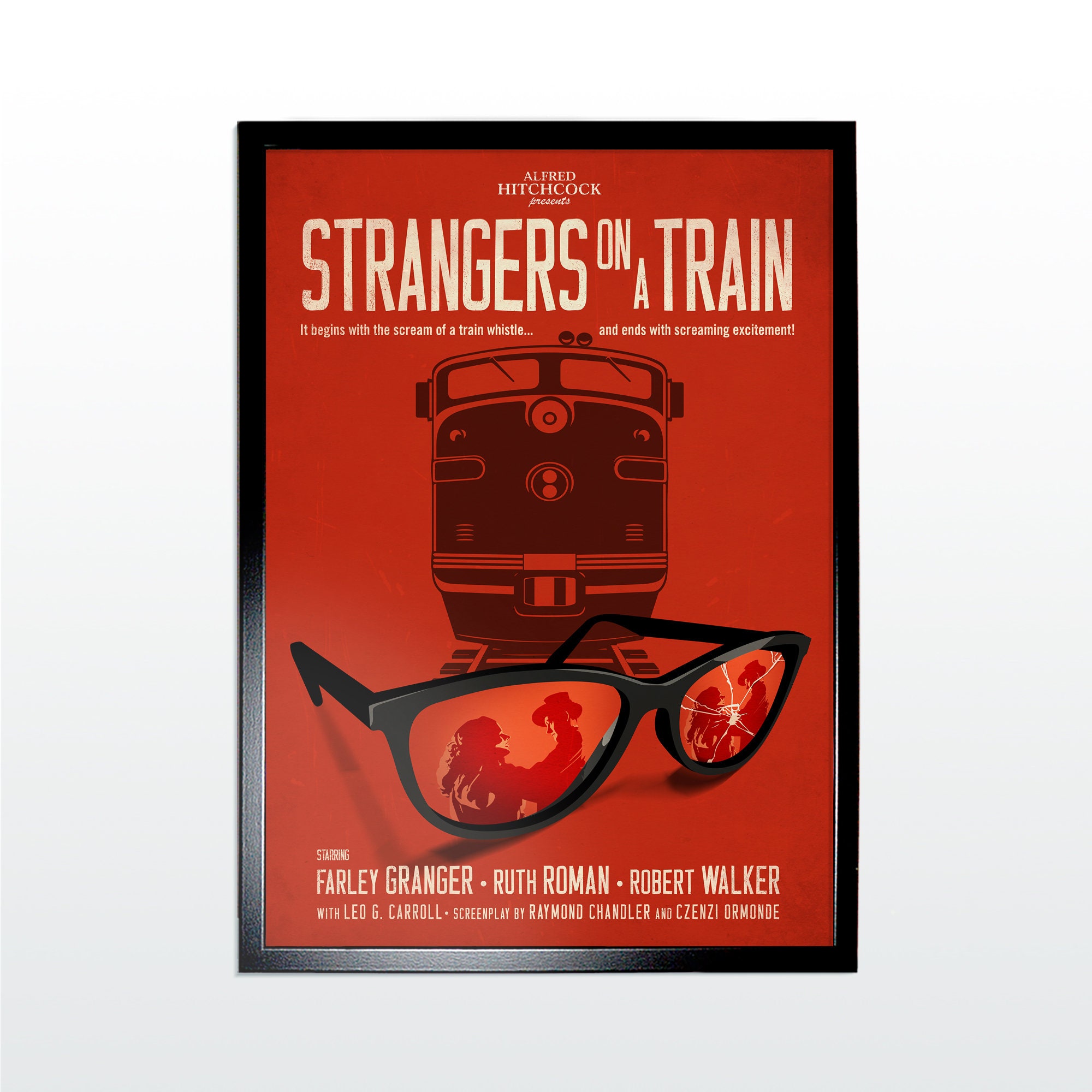 Strangers On A Train Poster