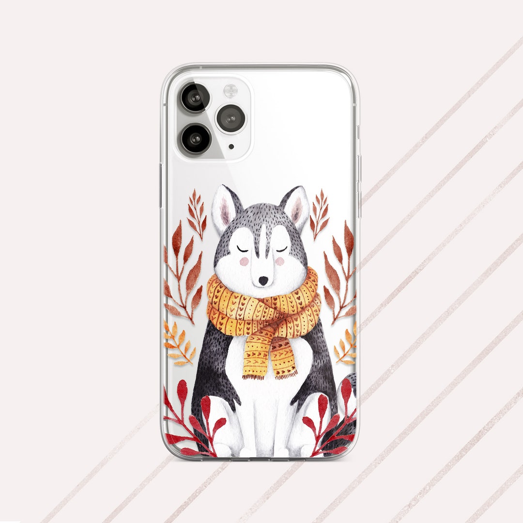 Husky iPhone 13 Pro Max Case Winter iPhone 12 Pro Case - Etsy