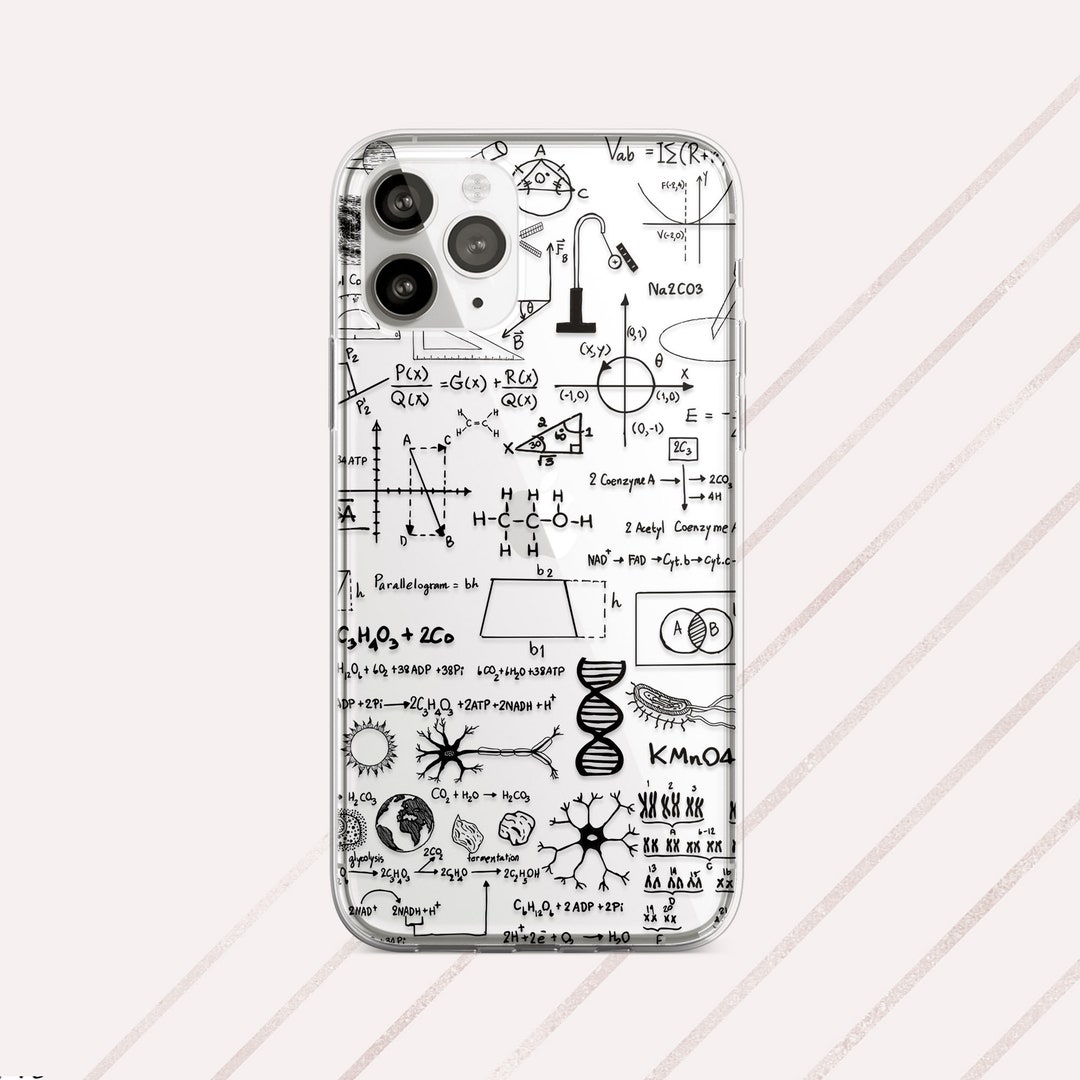 Science iPhone 13 max case Math coque de téléphone Science - Etsy France