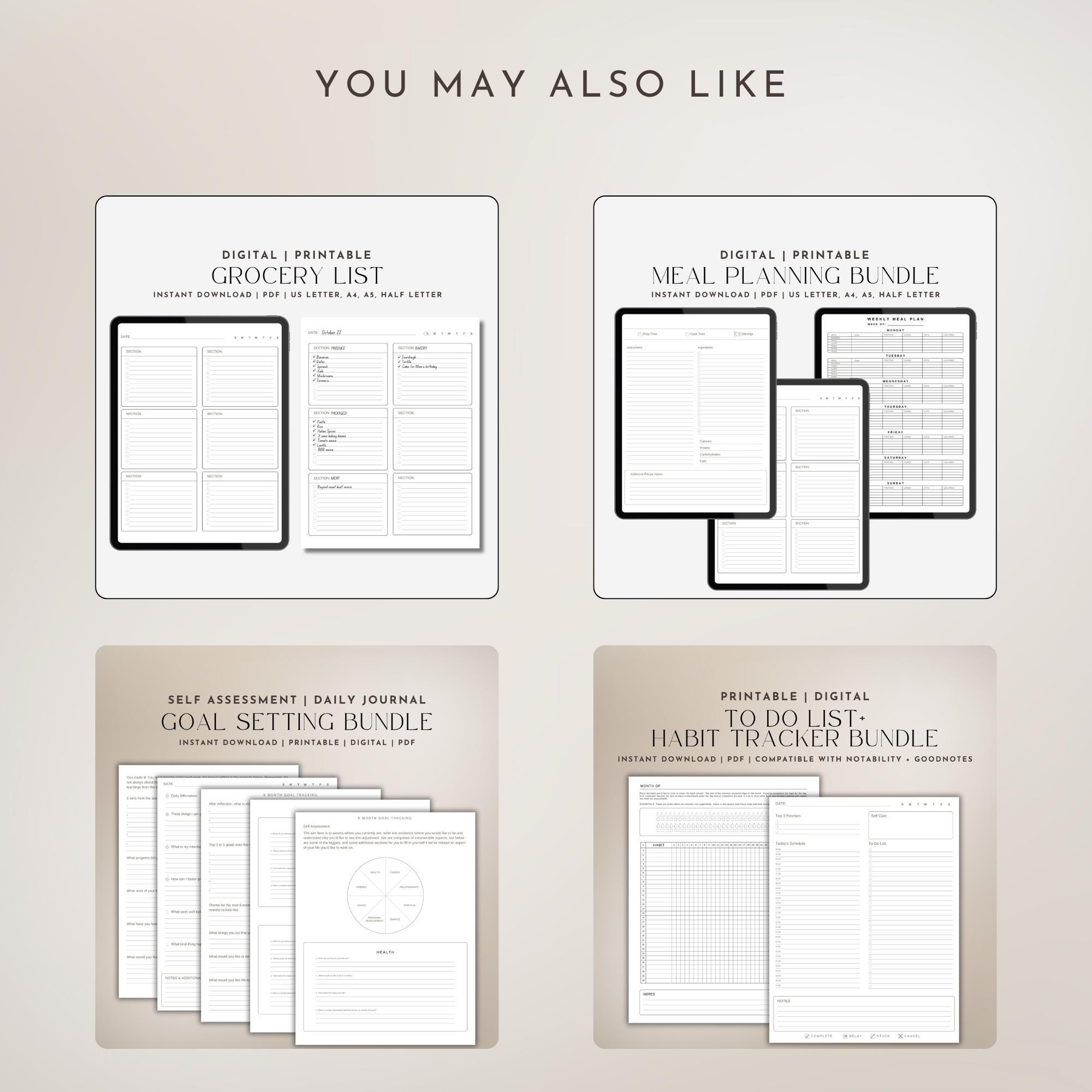 Recipe Template Ingredients List for Cookbook Recipe Insert Printable ...