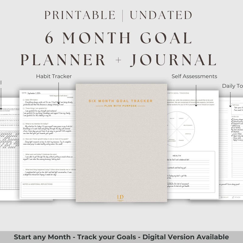 Goal Planner - Etsy