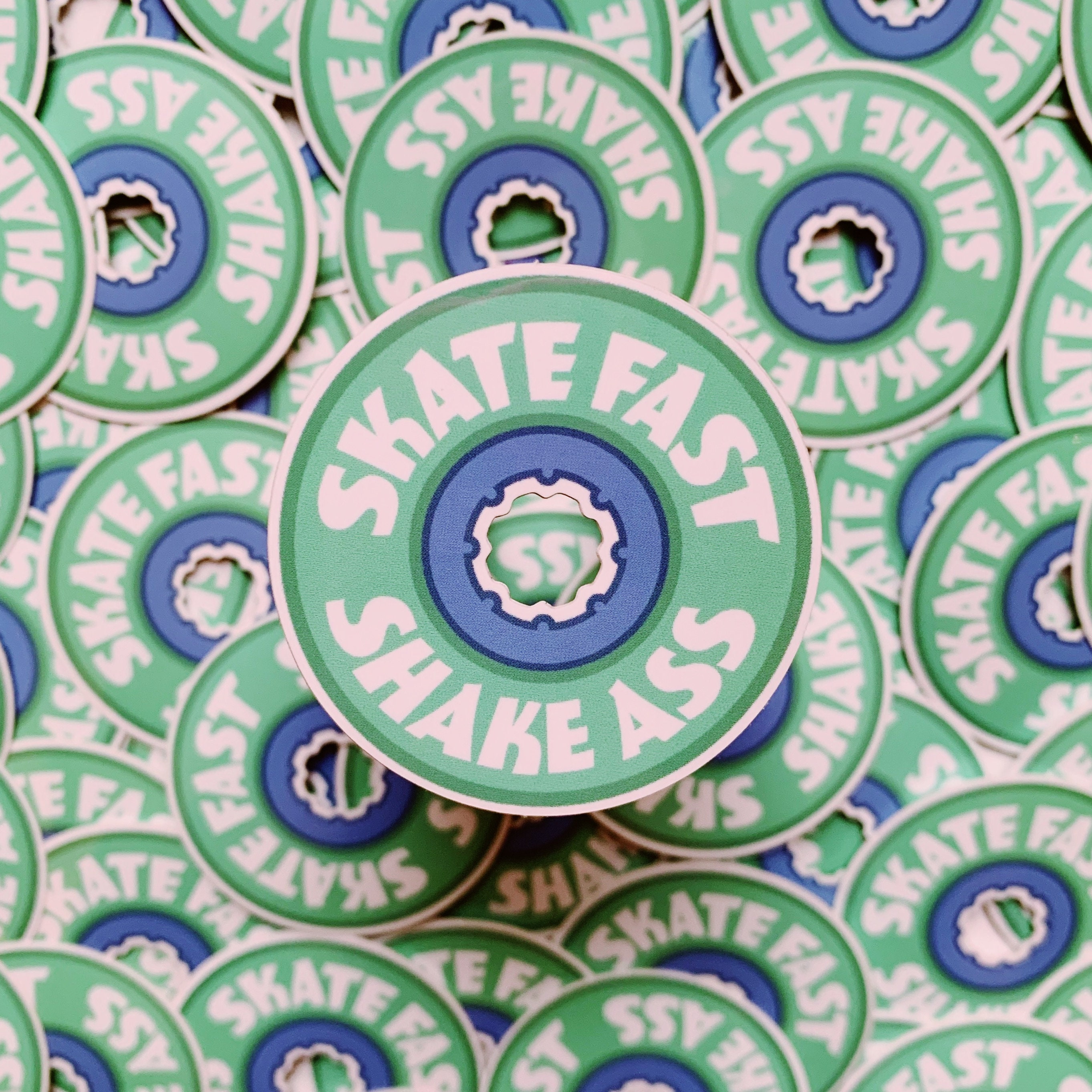 Roller Skate Sticker 3 Pack 2 Wheels and 1 Roller Skate | Etsy