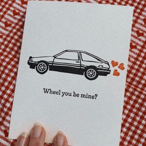 Hand Drawn Custom Car Card - Hand Drawn Custom Car Greeting Note Card ...