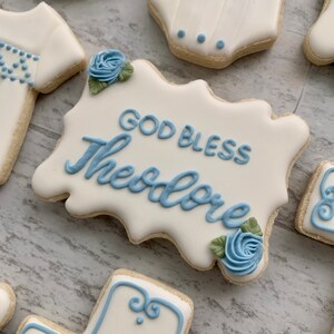 Baby Christening Baptism Confirmation Boy Girl Custom Shortbread ...