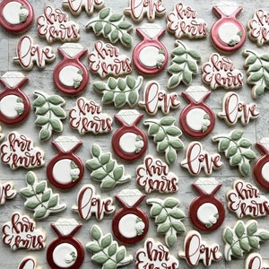 Designer Wedding Cookies Collection | Custom Shortbread Cookies ...