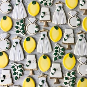 Wedding & Bridal Shower Shortbread Cookies With Royal Icing | Bride ...