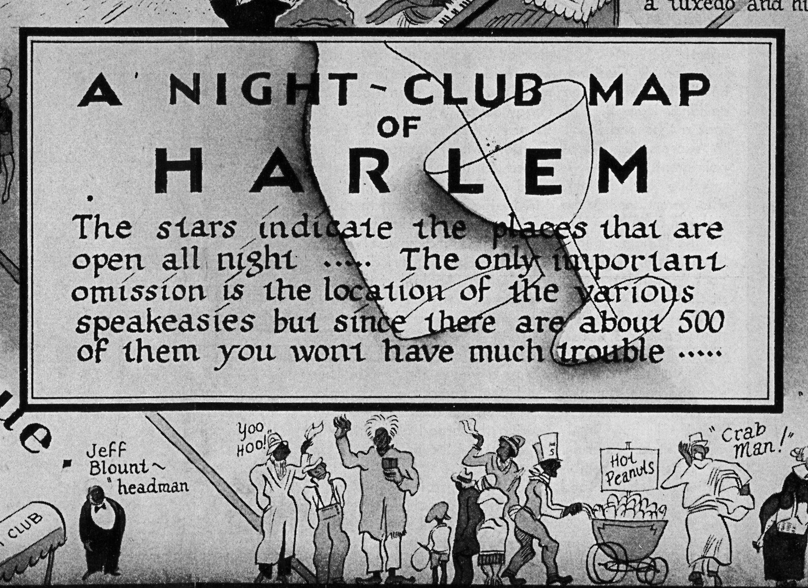 Harlem Nightlife New York City Picture Map - Etsy