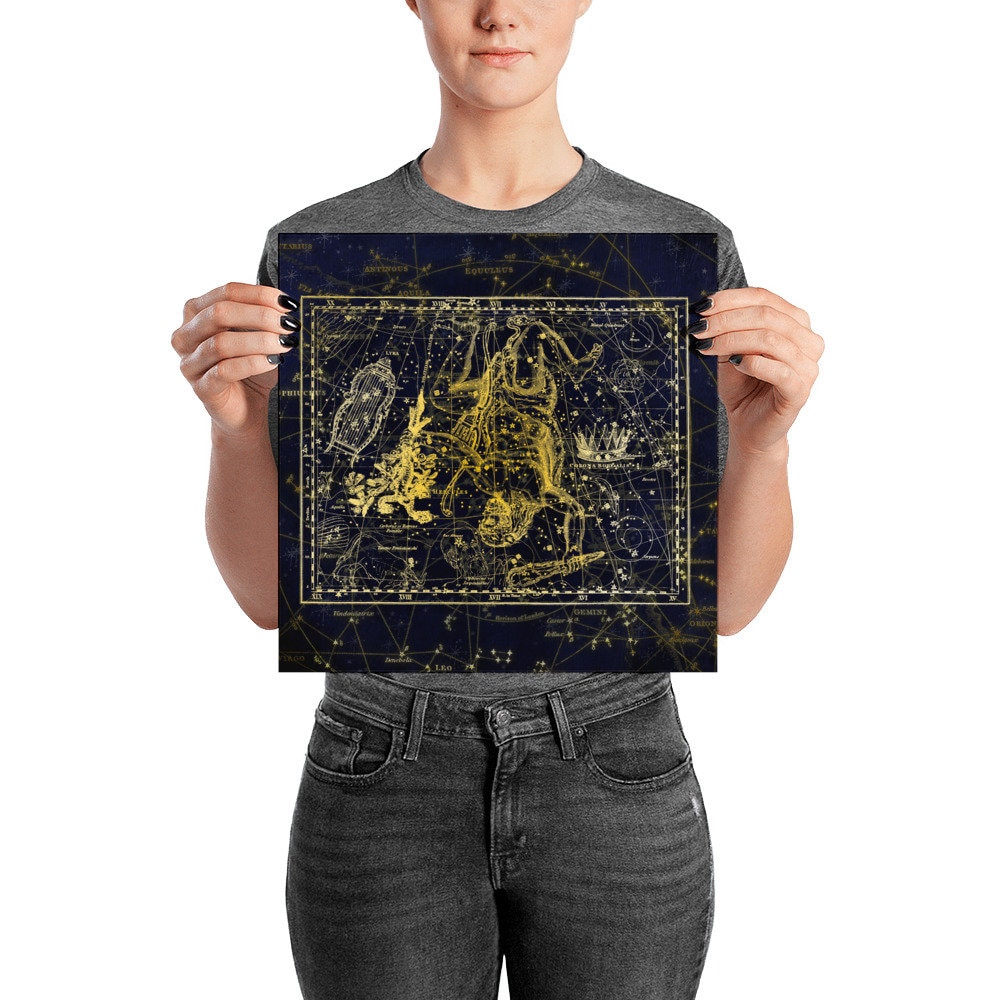 Hercules & Lyra - Greek Mythology Map - Etsy