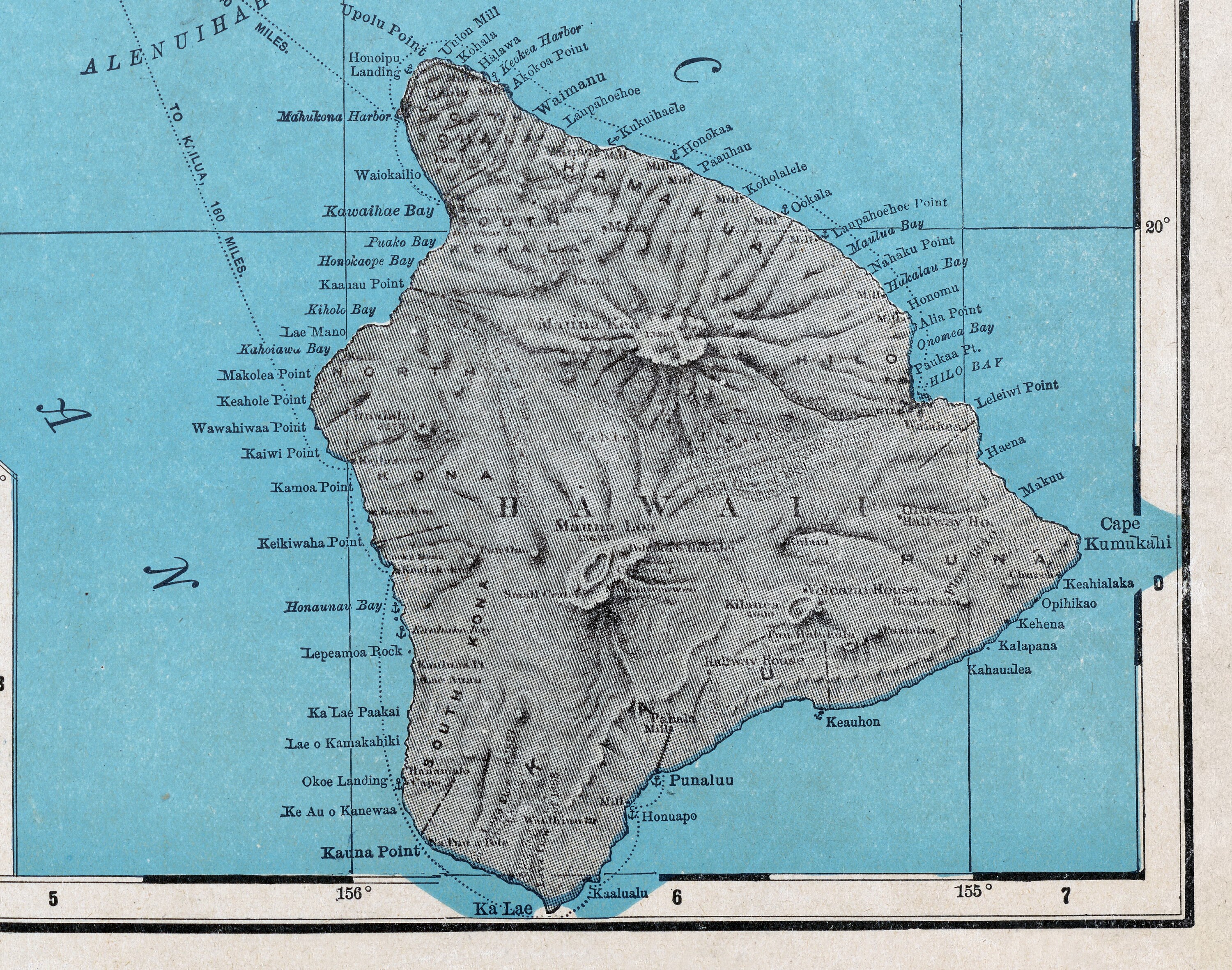 Hawaii Map Travel Poster - 1898 - Etsy