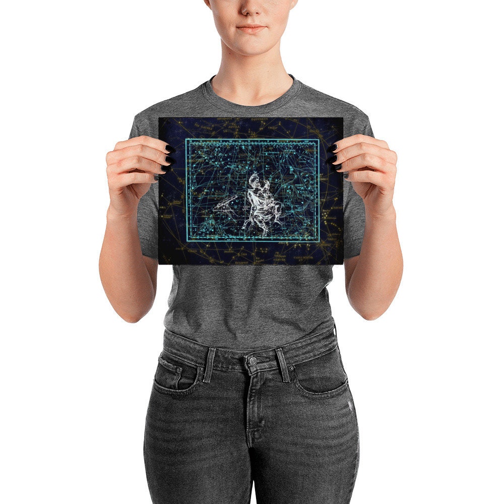 Auriga Greek Mythology Star Map - Etsy