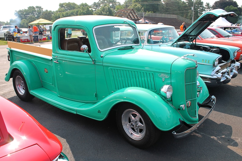 Turquoise Ford Pickup Truck - Etsy