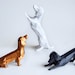 Set of 3 Dachshund Figurines | Sausage Dog Statues | Dachshund Gift ...