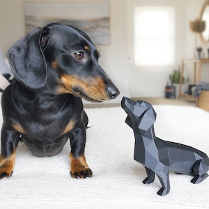 Dachshund Christmas Ornament Sets, Wiener Dog Christmas Decoration ...