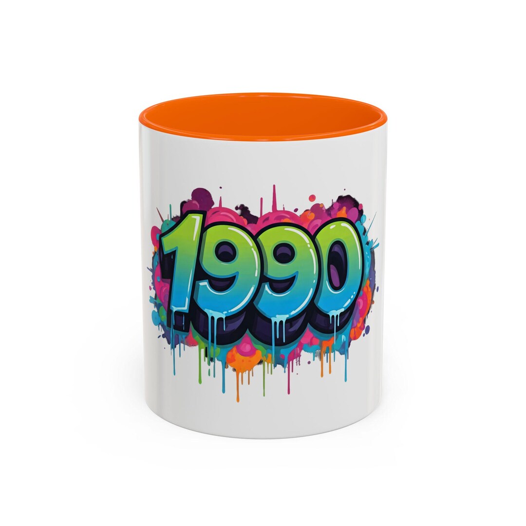1990s Retro Cup - Accent Coffee Mug (11, 15oz) - Etsy