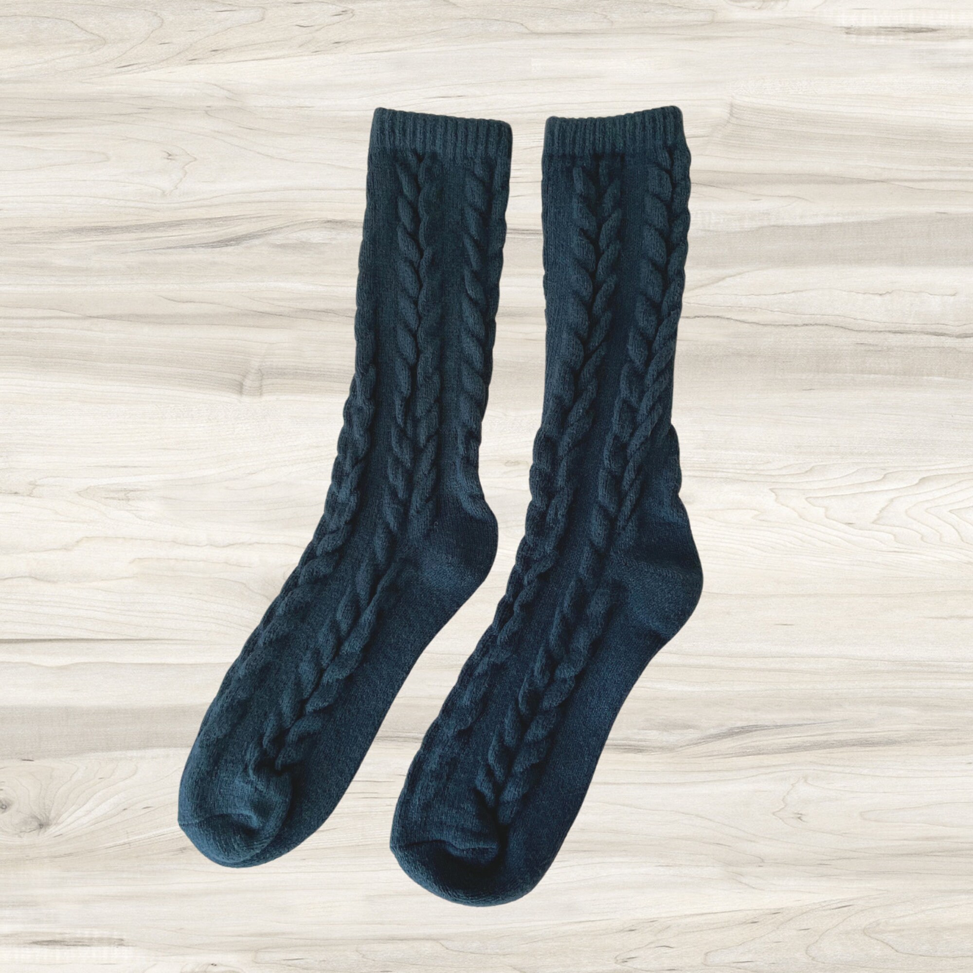 Cozy Knit Socks Set - Navy, Speckled, White (size 4-10) - Etsy