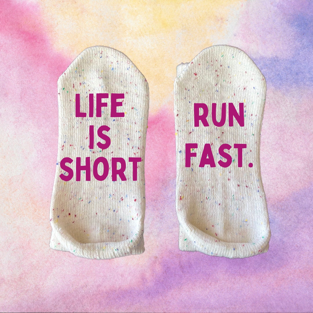 Life is Short Run Fast Runner Gift Gifts for Runners Marathon Gifts ...