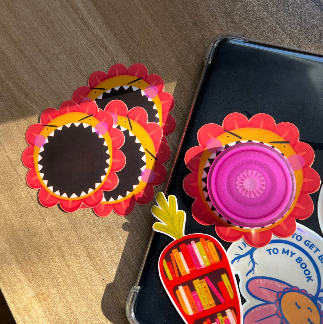 Popsocket Sticker | Moody Flower Sticker - Etsy