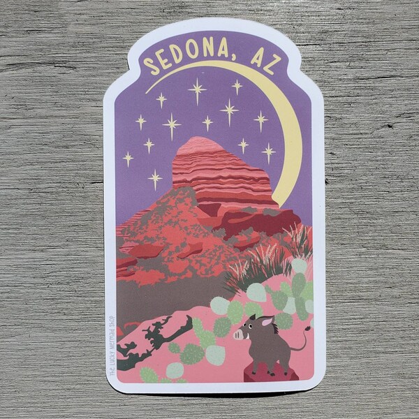 Sedona Sticker - Etsy