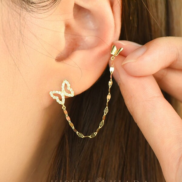 Double Lobe Piercing - Etsy