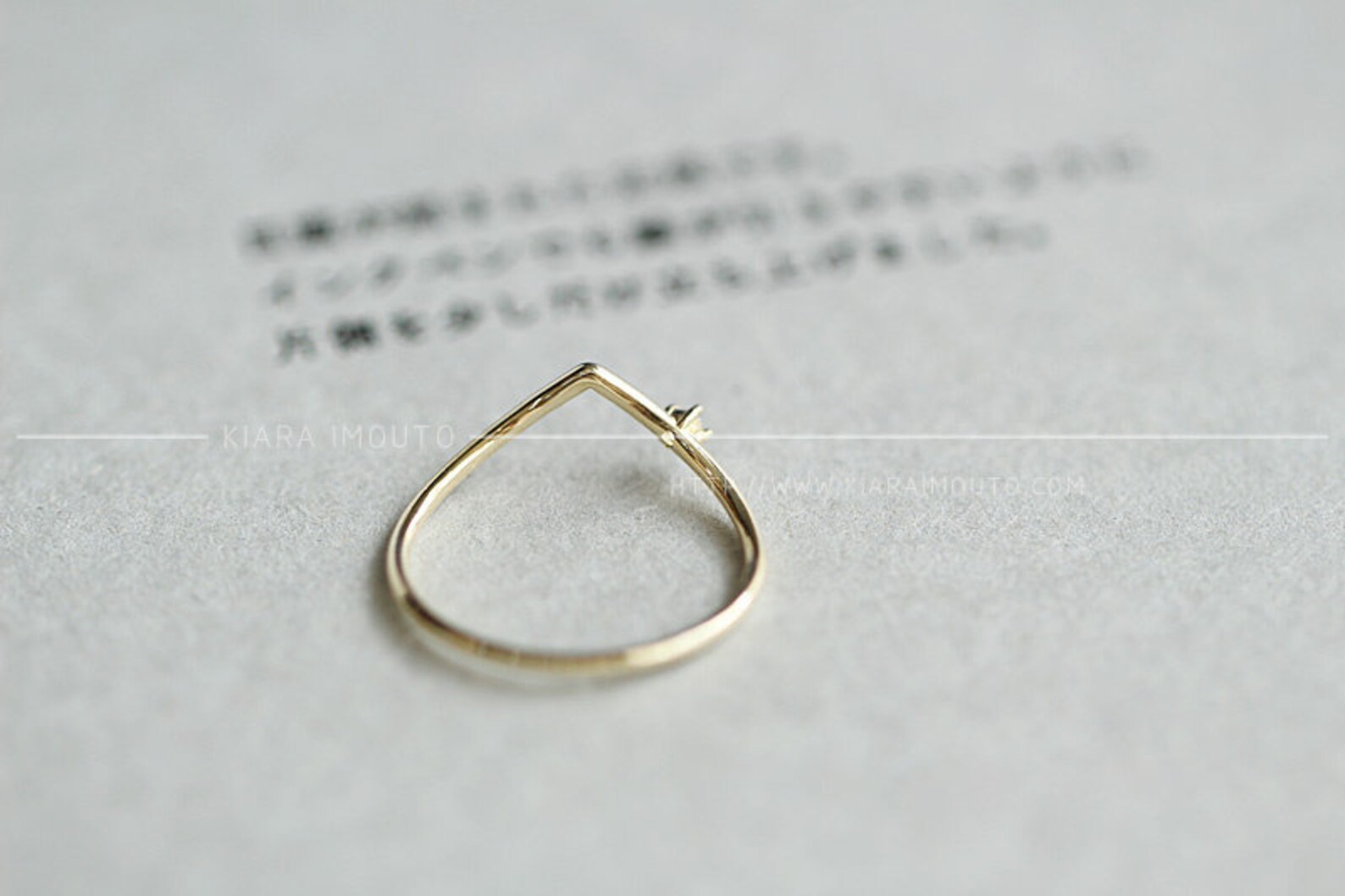 V Shaped Diamond Ring Diamond Stacking Ring Single Diamond - Etsy