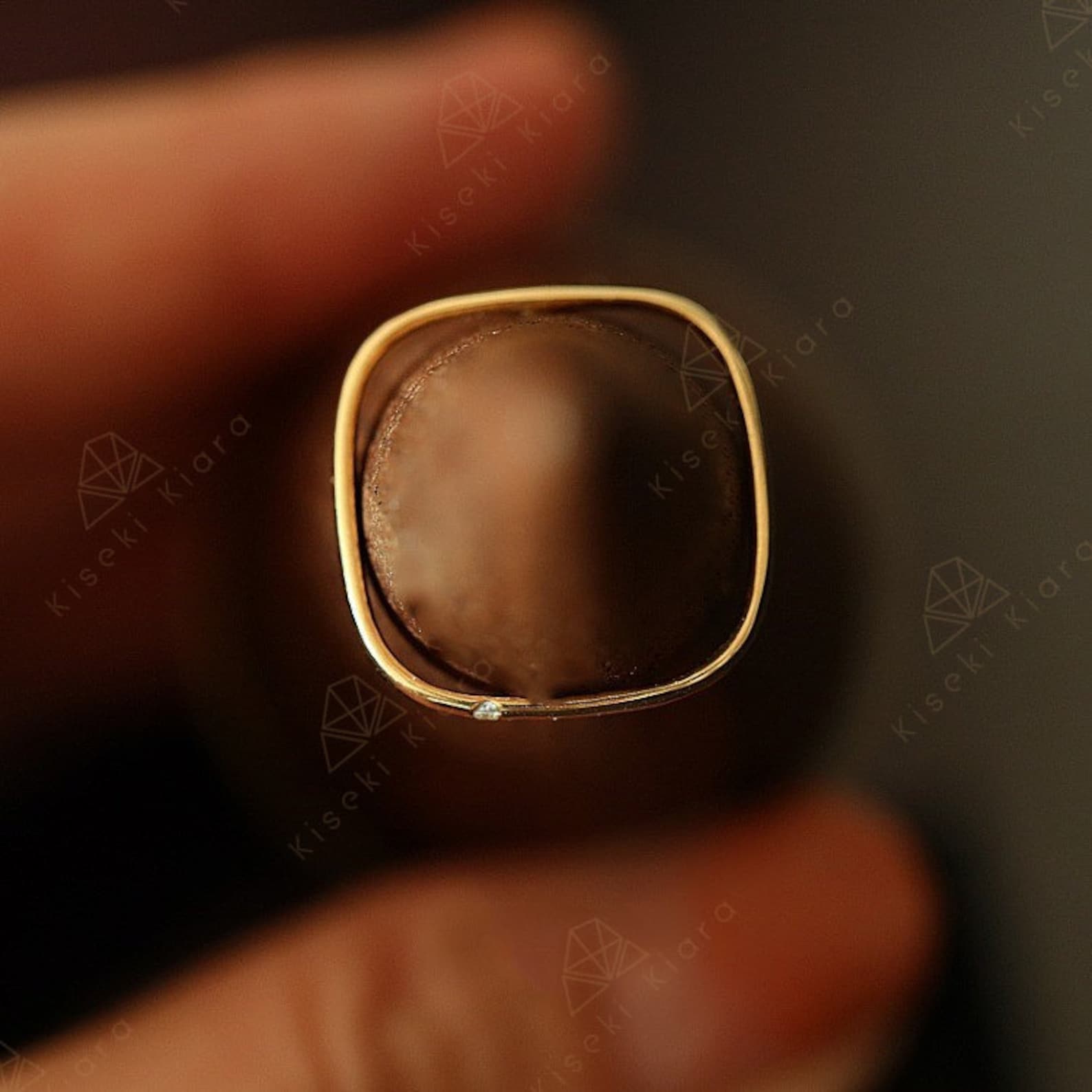 Square Shaped Engagement Rings Square Diamond Ring Square - Etsy