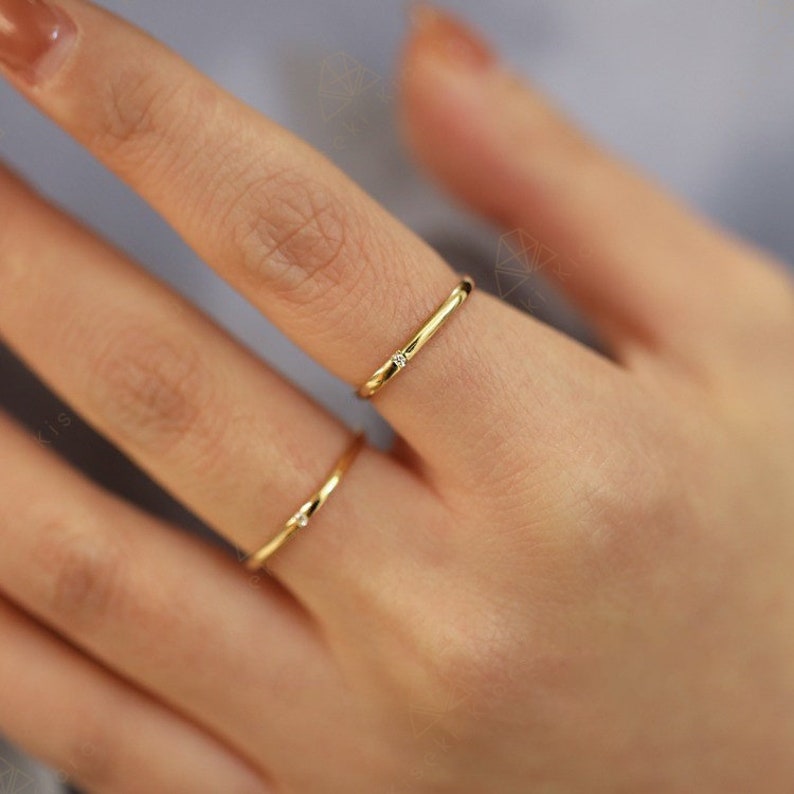 Square Shaped Engagement Rings Square Diamond Ring Square - Etsy