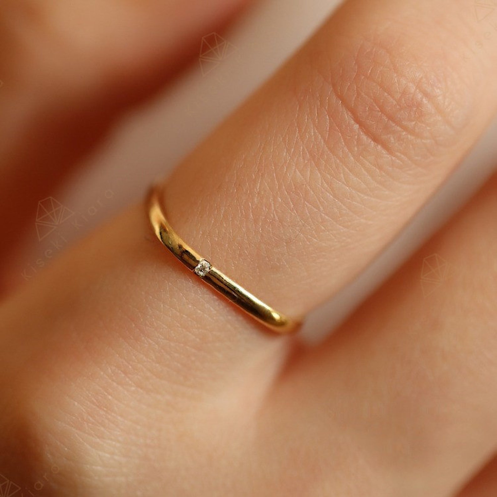 Square Shaped Engagement Rings Square Diamond Ring Square - Etsy