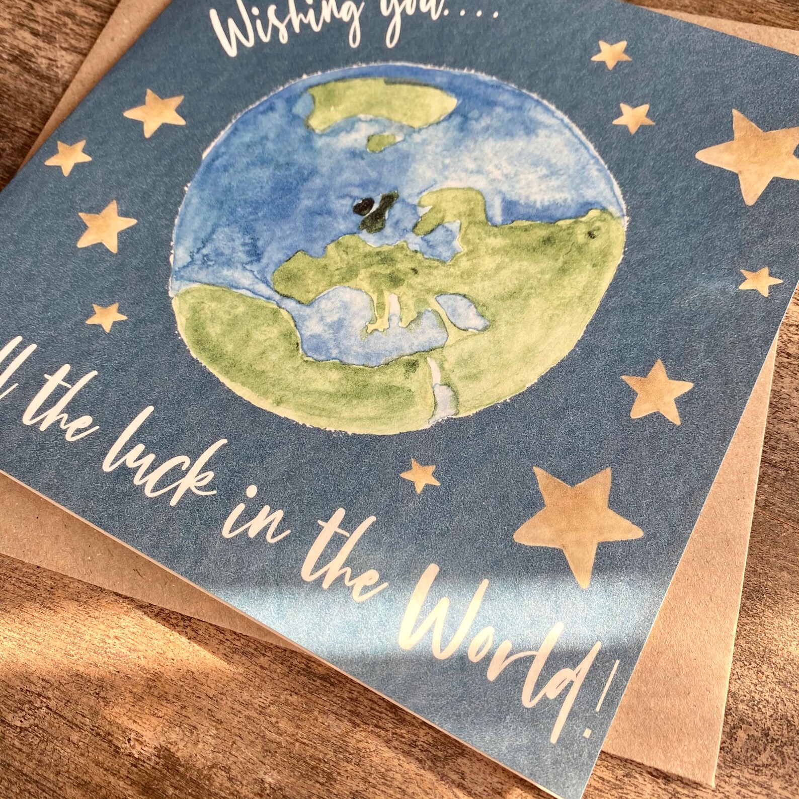 Good Luck Card All the Luck in the World Best of Luck New - Etsy UK