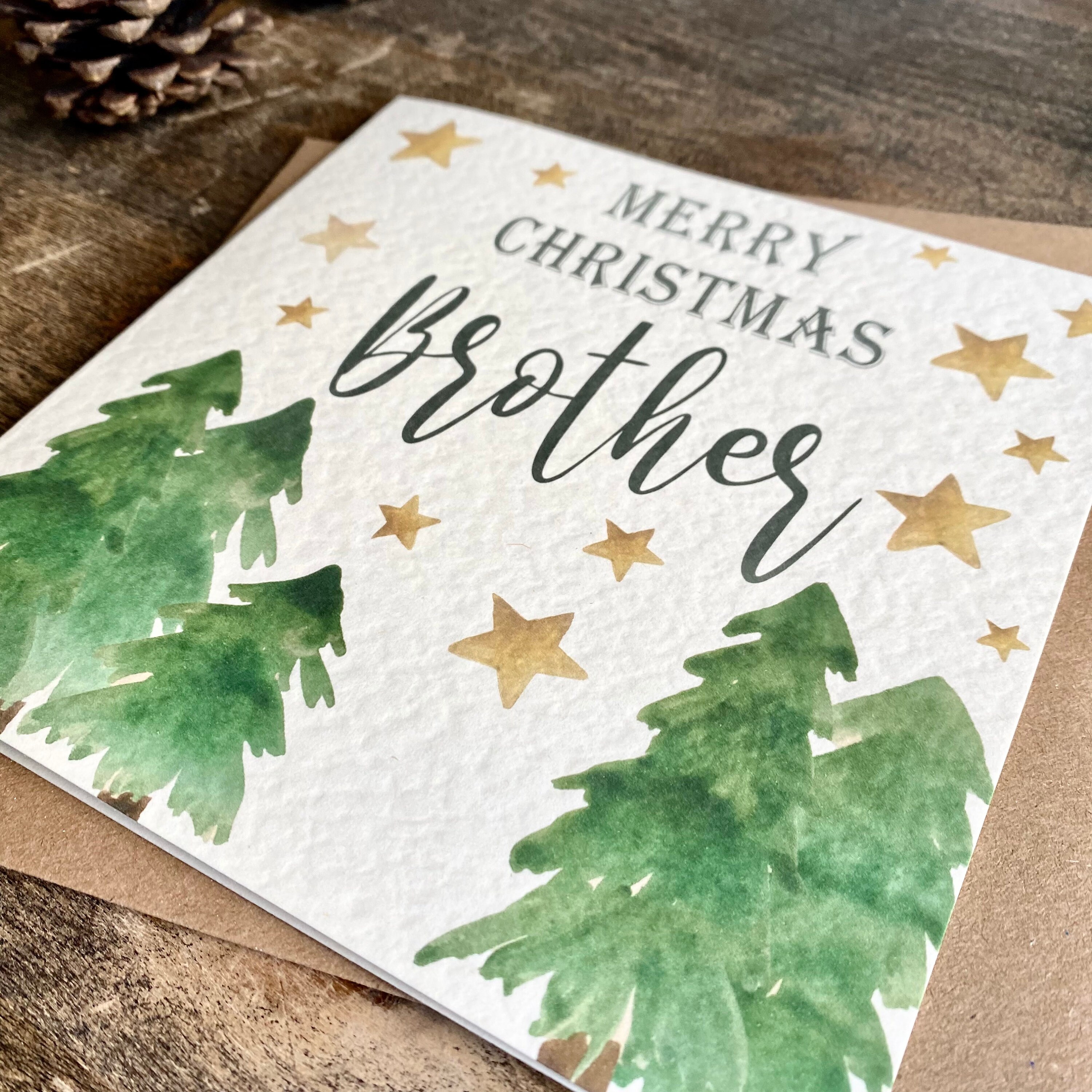 Brother Christmas Card Granny & Grandpa Mum and Dad Sister - Etsy UK