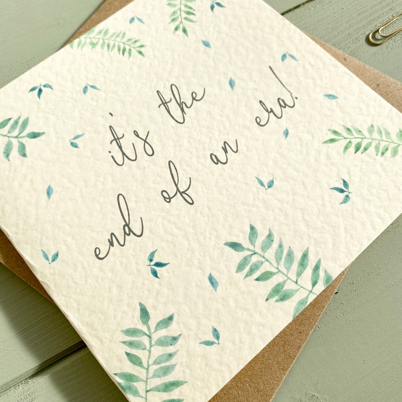 End of an Era Sorry you're leaving Sad to see you go | Etsy