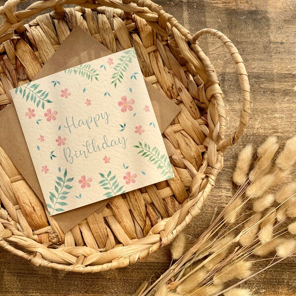 Botanical Birthday - Etsy