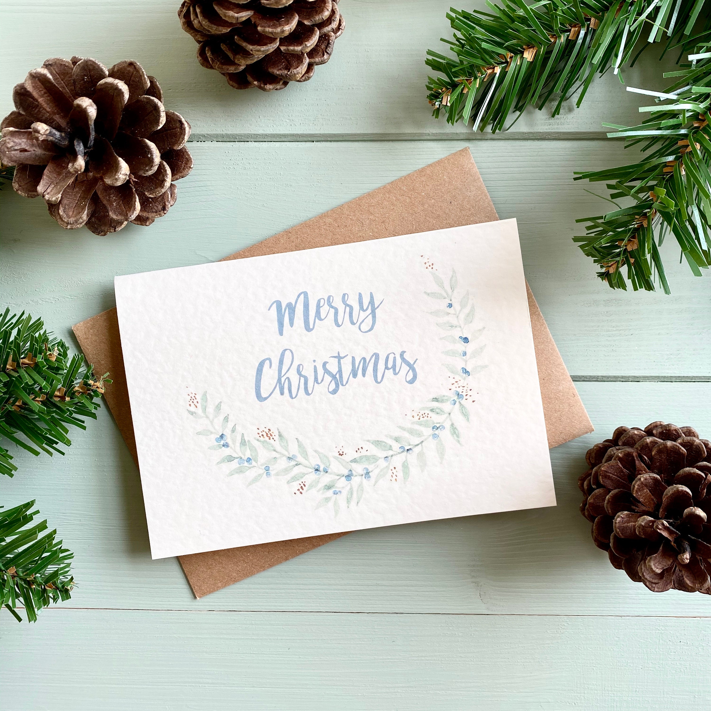 Christmas Card Pack Pack of 5 Individual Designs Handmade | Etsy