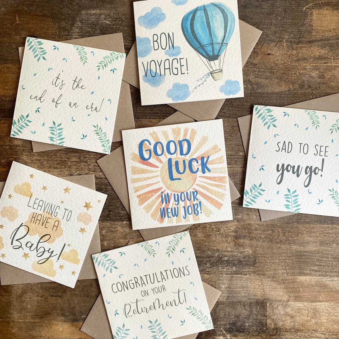 Leaving Card Multipack Leaving Card Bundle Pack of Leaving - Etsy UK