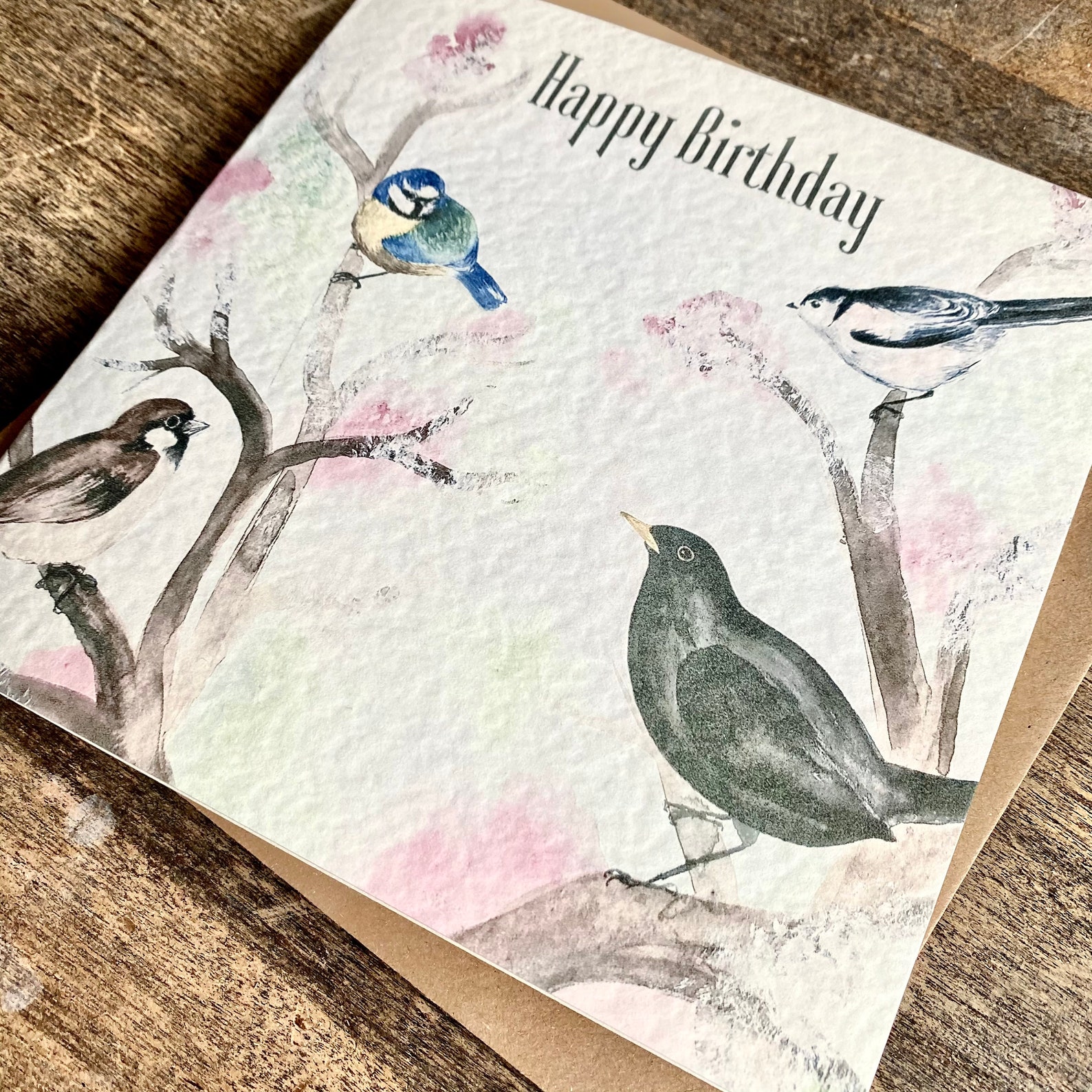 Garden Bird Birthday Card Bird Lover's Birthday - Etsy UK