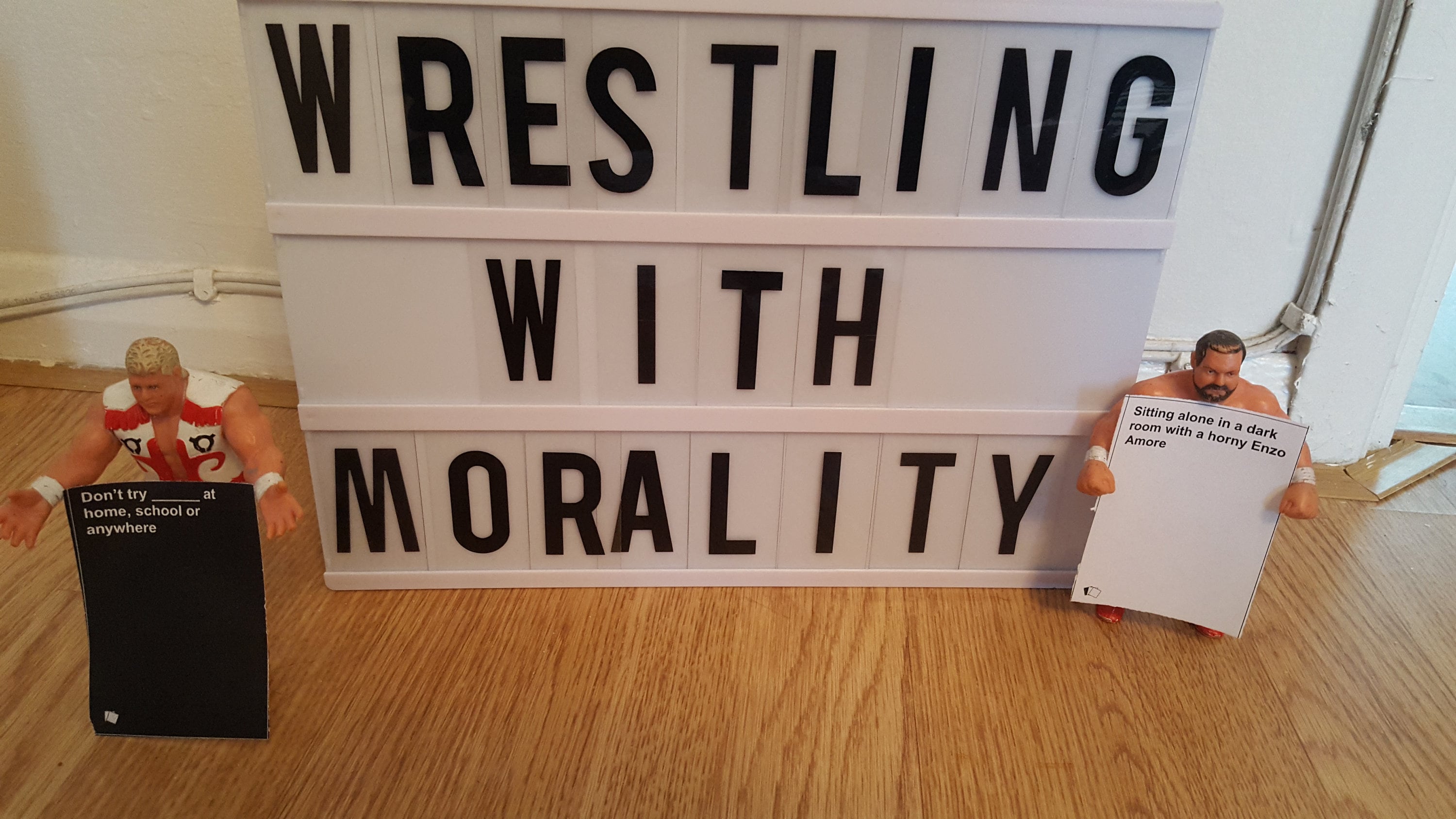 Wrestling With Morality Card Game (cards Against Humanity) - Etsy