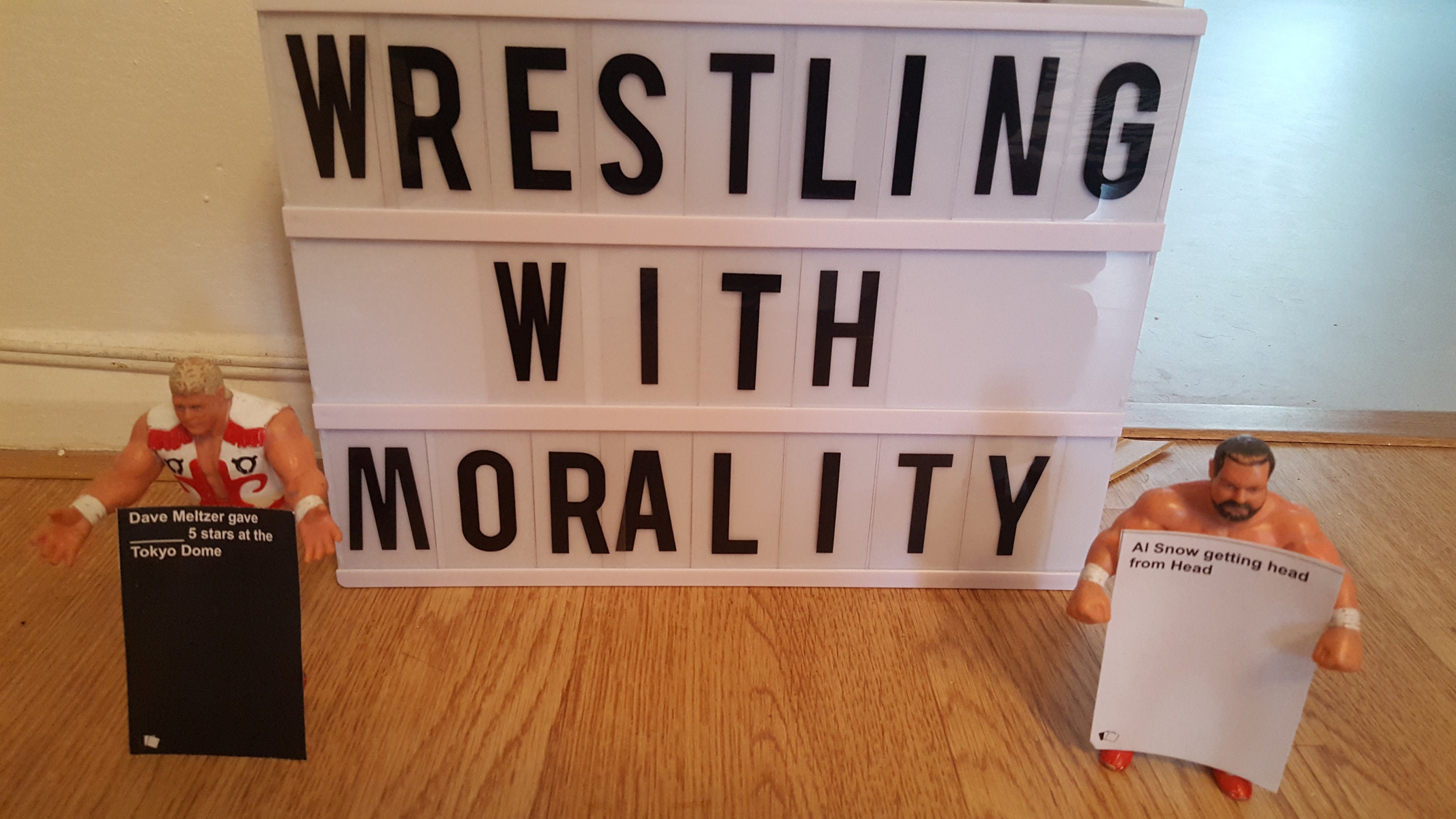 Wrestling With Morality Card Game (cards Against Humanity) - Etsy