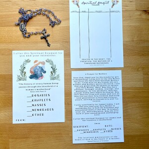 Mother Spiritual Bouquet Card - Etsy