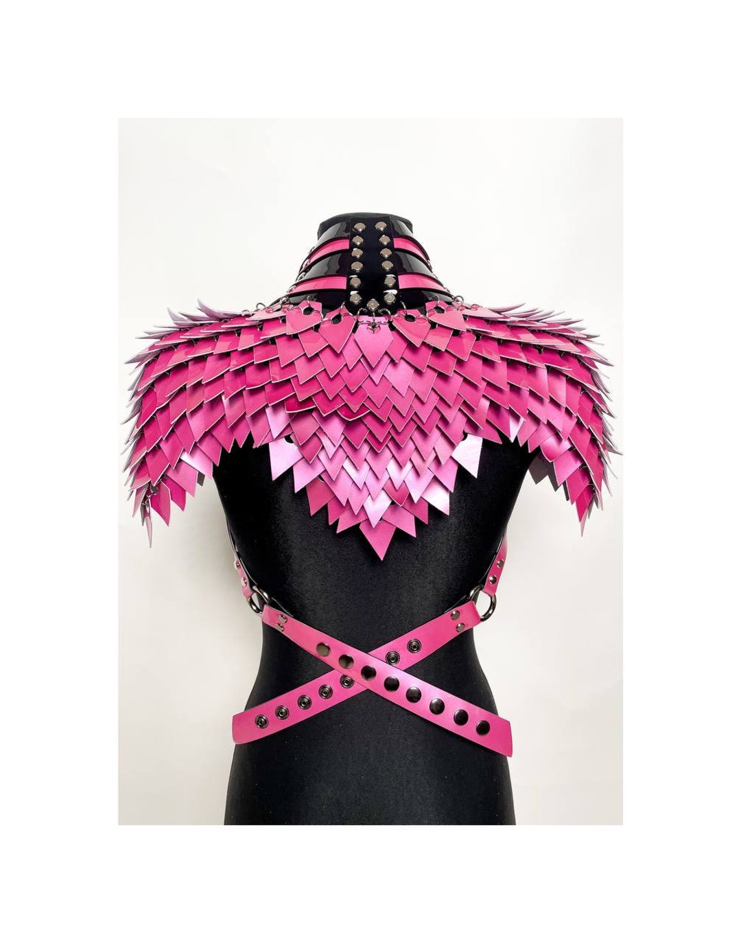 Scale Mail Shoulder Epaulettes Dragon Style Stage Costume - Etsy