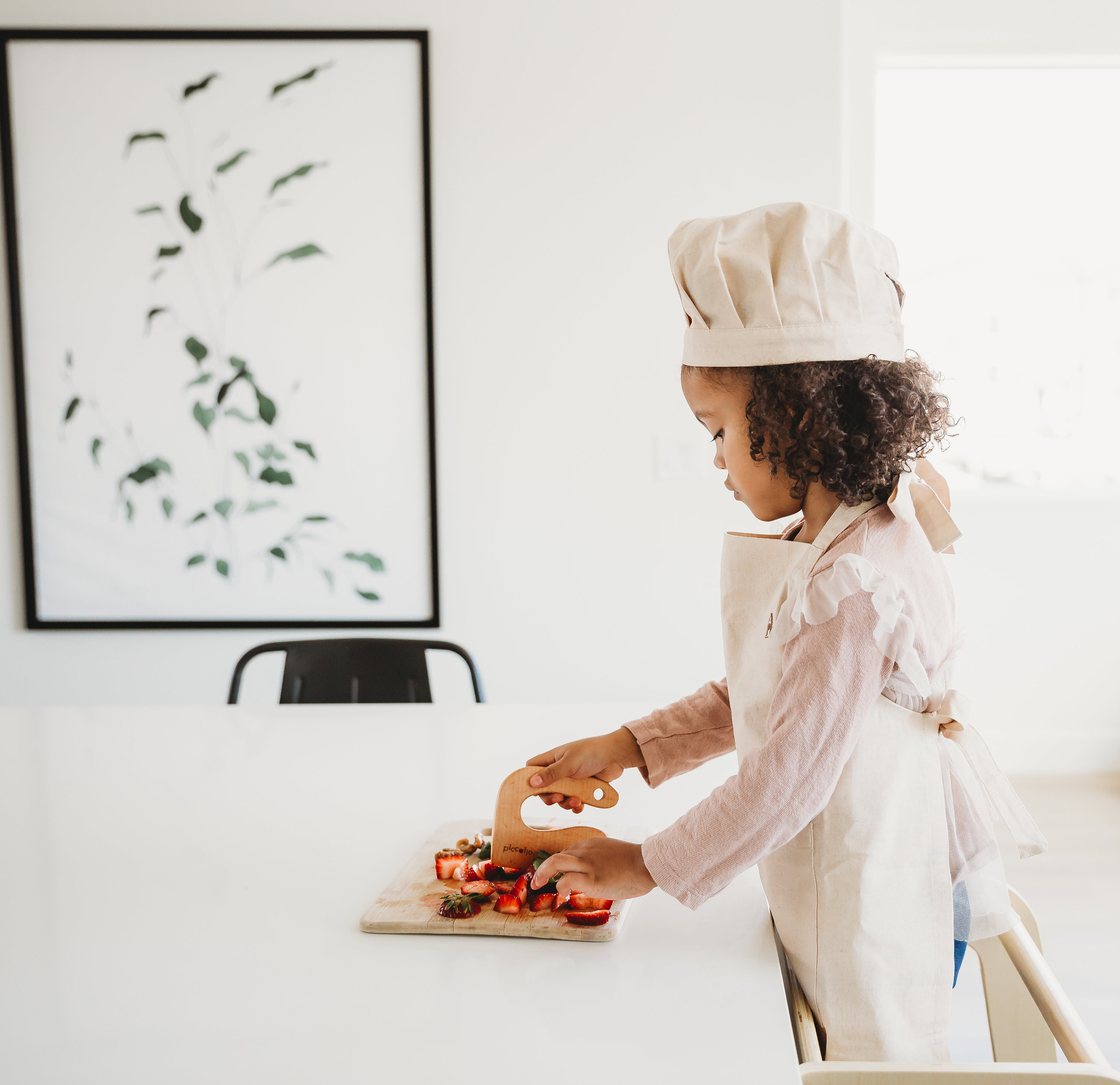 Mini Chef Kids Apron & Hat Set by Piccalio® Apron for Kids | Etsy