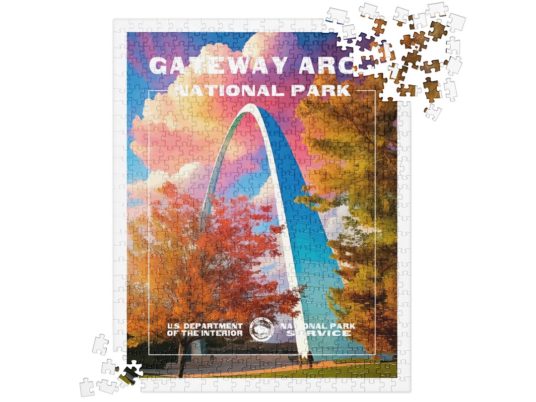 Gateway Arch National Park Puzzle | Scenic Jigsaw Puzzle | Iconic ...